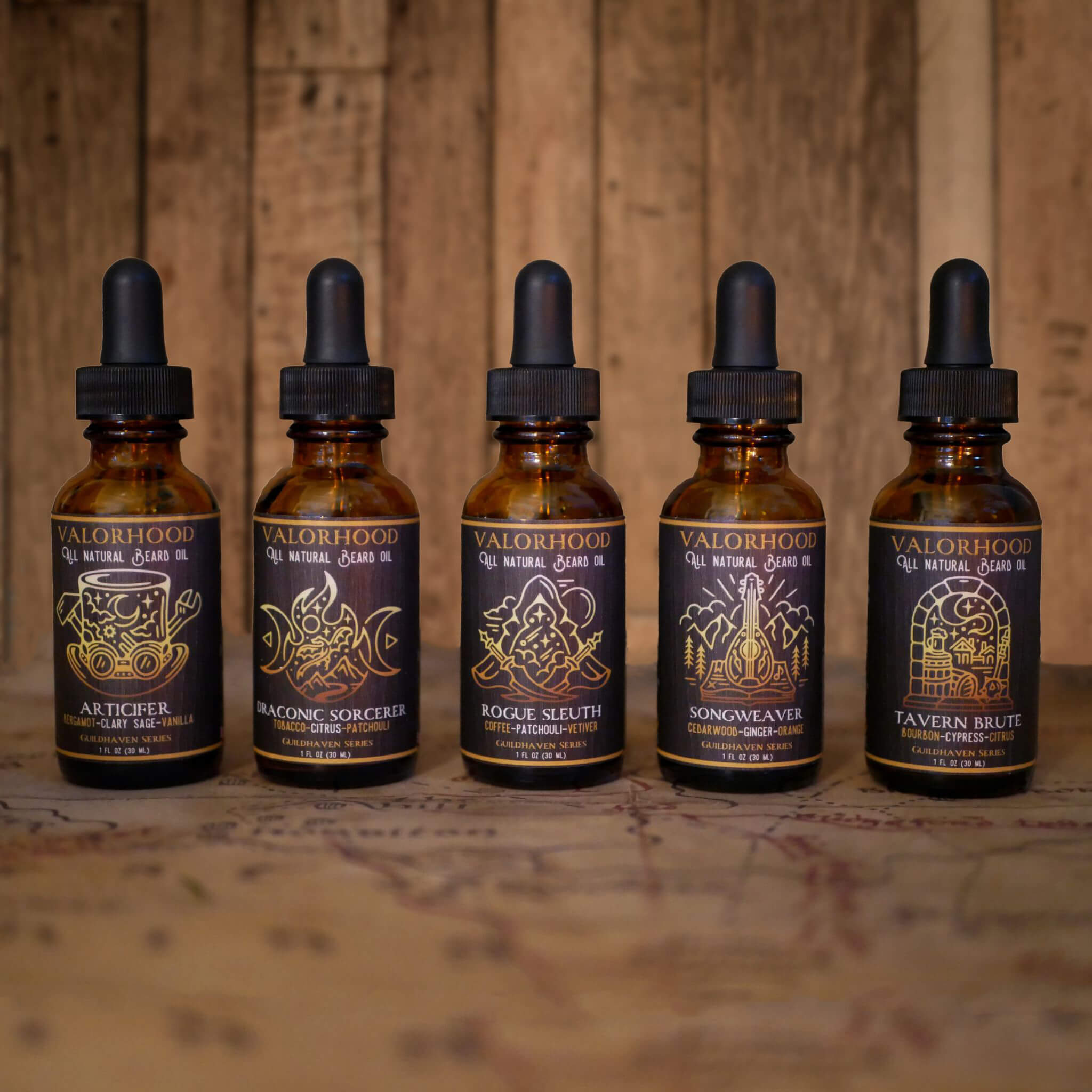 Guildhaven Beard Oil 5 Pack – Valorhood